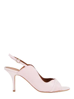 MALONE SOULIERS Jenny Leather Slingback Sandals - Baby Pink