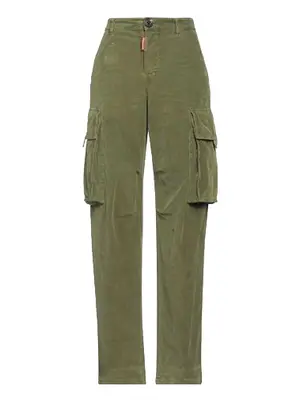 Dsquared2 High Waisted Cargo Pants - Green