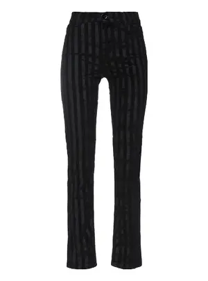 TWINSET Striped Corduroy Pants - Black