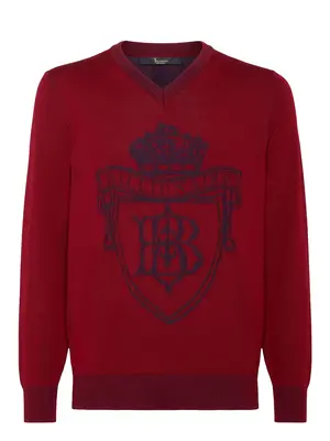 BILLIONAIRE Wool Pullover - Red