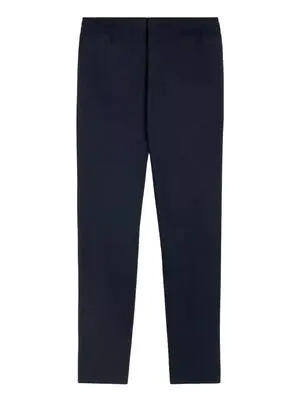 Ami Straight-leg Wool Trousers - Blue