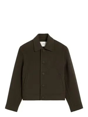 Ami De Coeur Single-breasted Jacket - Brown