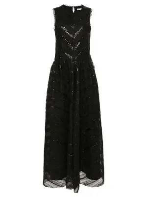 Viktor & Rolf Tulle Maxi Dress - Black