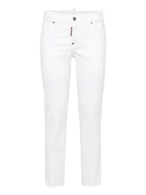Dsquared2 Mid-rise Skinny Trousers - White