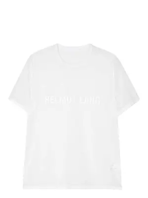 Helmut Lang Logo-print Sheer T-shirt - White