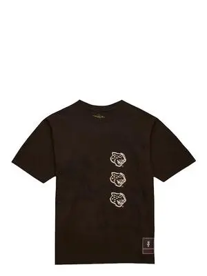 TRAVIS SCOTT X Mitchell & Ness Southern University Jaguars Seal T-shirt - Brown