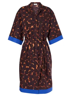Dries Van Noten Printed Cotton Poplin Shirt Dress - Multicoloured