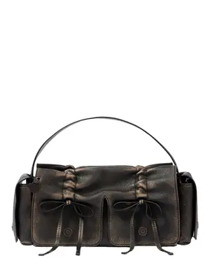 Acne Studios Multipocket Leather Shoulder Bag - Brown