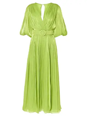 Costarellos Brennie Georgette Gown - Green