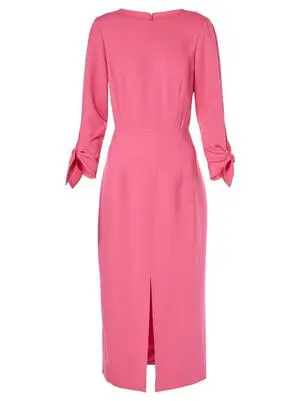 Carolina Herrera Wool-blend Midi Dress - Pink