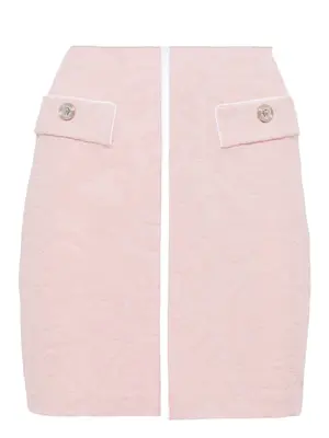 Versace Barocco Terry Miniskirt - Pink