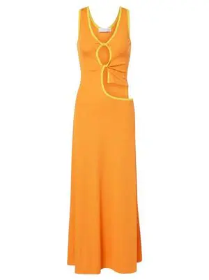 Christopher Esber Open Twist Maxi Dress - Multicoloured