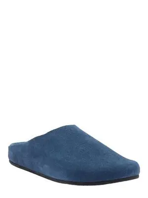Jeffrey Campbell Suede Clog - Blue Suede