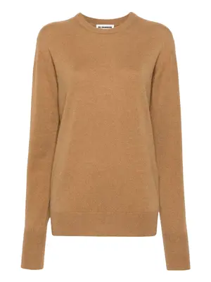 JIL SANDER Crew-neck Cashmere Jumper - Neutrals