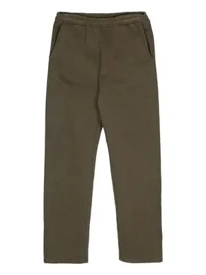 ENTIRE STUDIOS Straight Organic Cotton Track Pants - Green