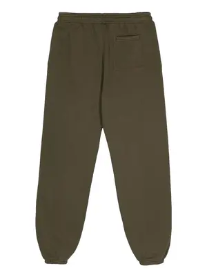 ENTIRE STUDIOS Tapered Organic Cotton Track Pants - Green