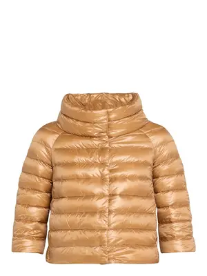 Herno Iconico Piumino Sofia Ultralight Puffer Jacket Camel