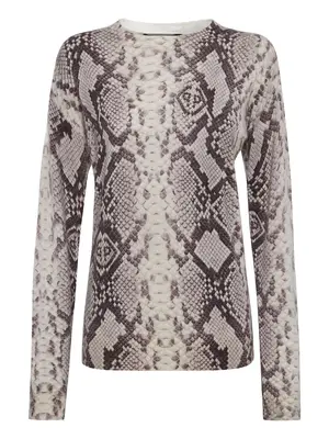 Philipp Plein Pitone Cashmere Sweater - Neutrals