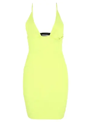 Dsquared2 Mini Bodycon Dress - Yellow