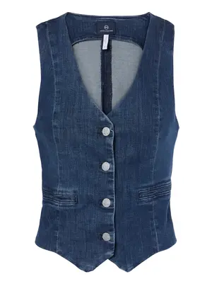Ag Denim Vest - Blue