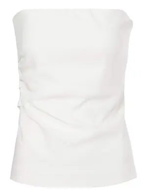 SIR. Dorian Linen-blend Tube Top - White