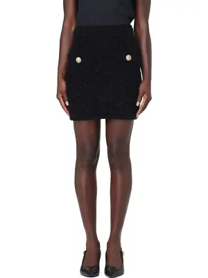 Balmain Mini Skirt - Black