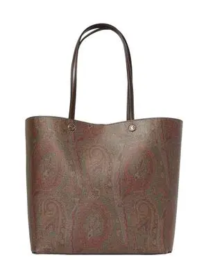 Etro Printed Tote Bag - Brown