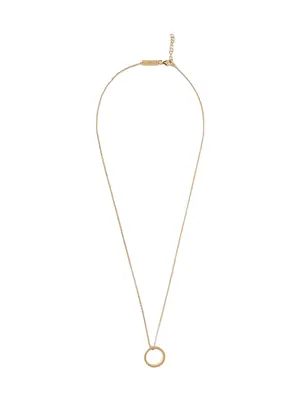 MAISON MARGIELA Tone Ring Necklace - Silver