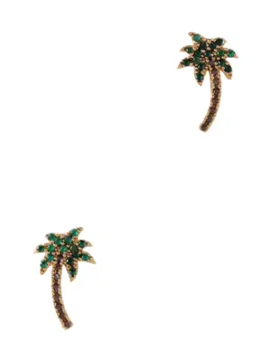 Palm Angels Stud Earrings - Gold