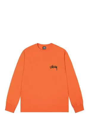 StÜssy Gold Lion Long-sleeve Tee - Orange