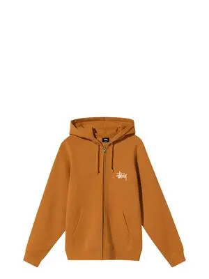 StÜssy Basic Zip Hoodie - Tan
