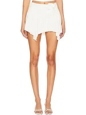 LOVERS AND FRIENDS Casey Mini Skirt - Ivory