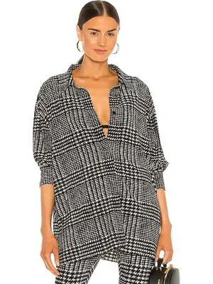 Norma Kamali Oversized Boyfriend Nk Shirt - Grey