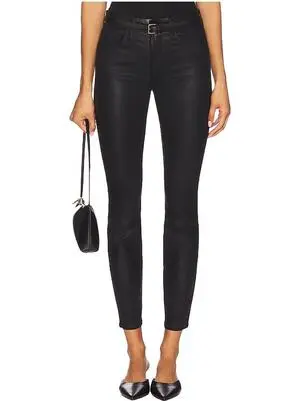 L'Agence Marguerite High Rise Skinny Jeans - Black
