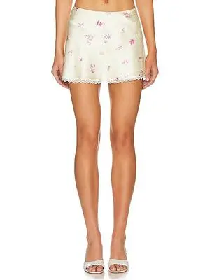 Tularosa Molly Mini Skirt - Lemon