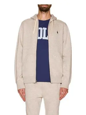 Polo Ralph Lauren Fleece Full Zip Hoodie - Grey