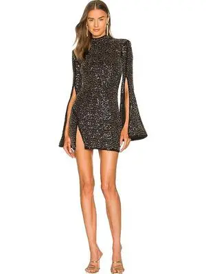 MICHAEL COSTELLO X Revolve Mr. Gibson Embellished Mini Dress - Black
