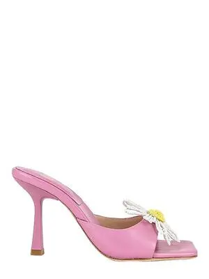 Lpa Camila Embellished Floral Square Toe High Heel Sandals - Pink