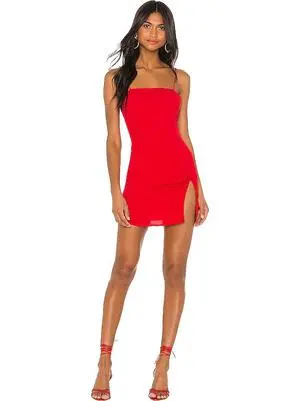 Superdown Syrus Slit Mini Dress - Red