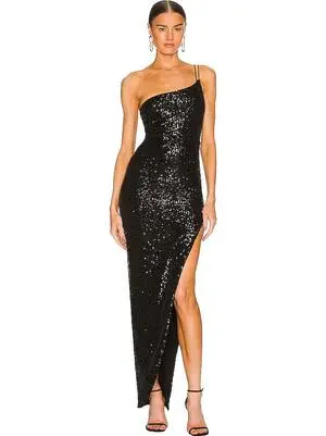 NOOKIE Leilani On Shoulder Gown - Black