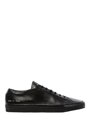 COMMON PROJECTS Article 1528 Original Leather Achilles Low - Black
