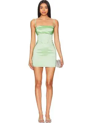 Superdown Lottie Mini Dress In . Also - Green