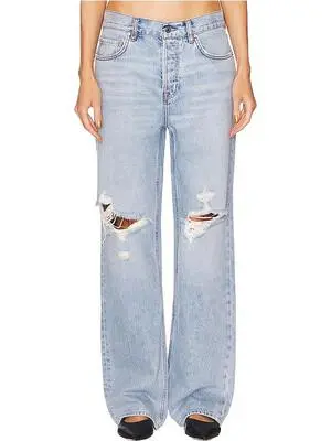GRLFRND Bella Low Rise Boyfriend Jean - Denim-light