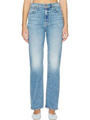 MOTHER The Ditcher Zip Flood Jeans Denim-light