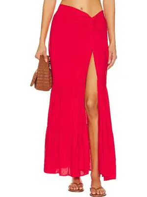 Peixoto Valentina Skirt Red