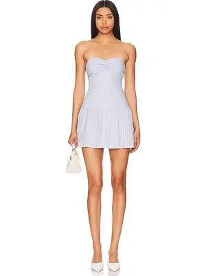 MORE TO COME Destiny Strapless Dress - Blue