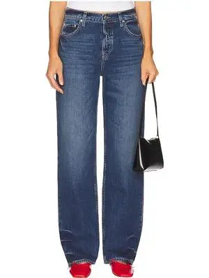 GRLFRND Bella Low Rise Boyfriend Jeans - Blue