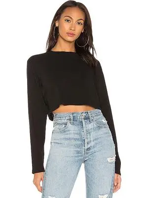 Cotton Citizen Tokyo Crop Shirt Black