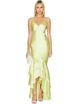 LOVERS AND FRIENDS Cleo Gown - Green