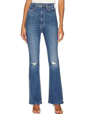 MOTHER The Tippy Top Cruiser Sneak Jeans - Denim-medium